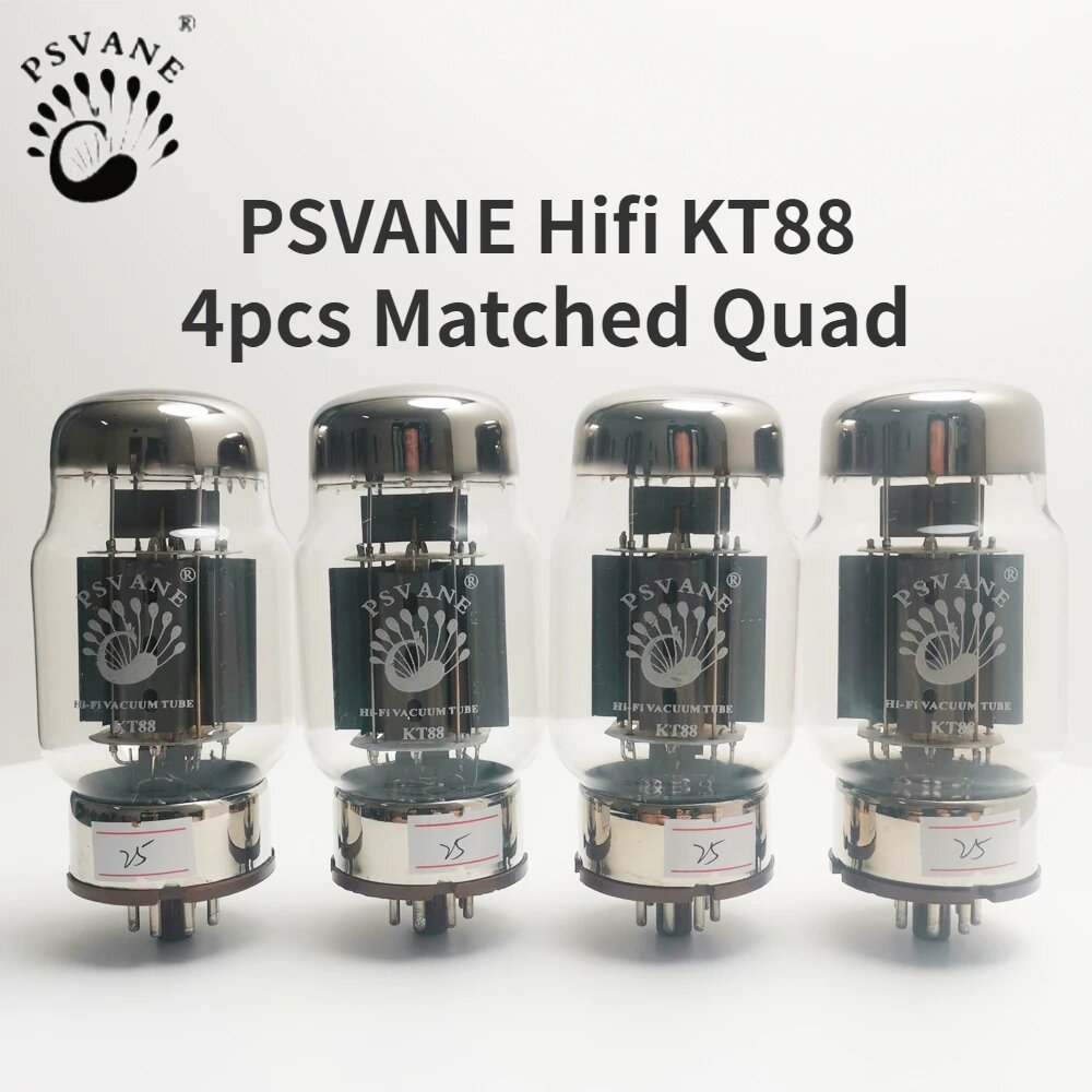 Вакуумные лампы PSVANE KT88 KT88C для HiFi усилителя 4pcs Matched Quad