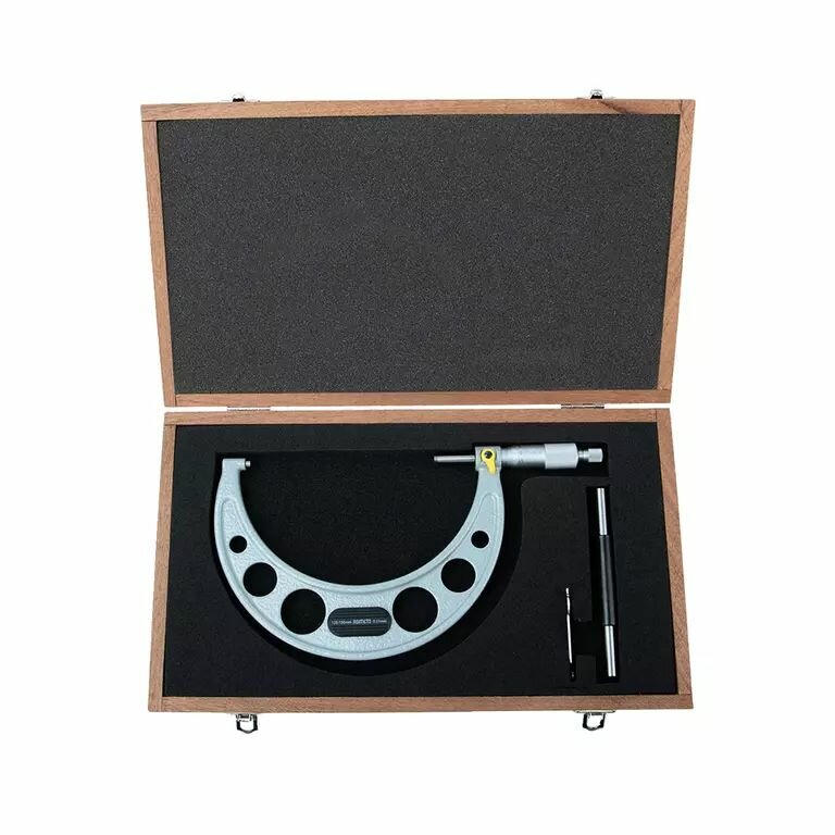 Микрометр со скобой 0,01 мм, 125-150 мм ASIMETO 101-06-0