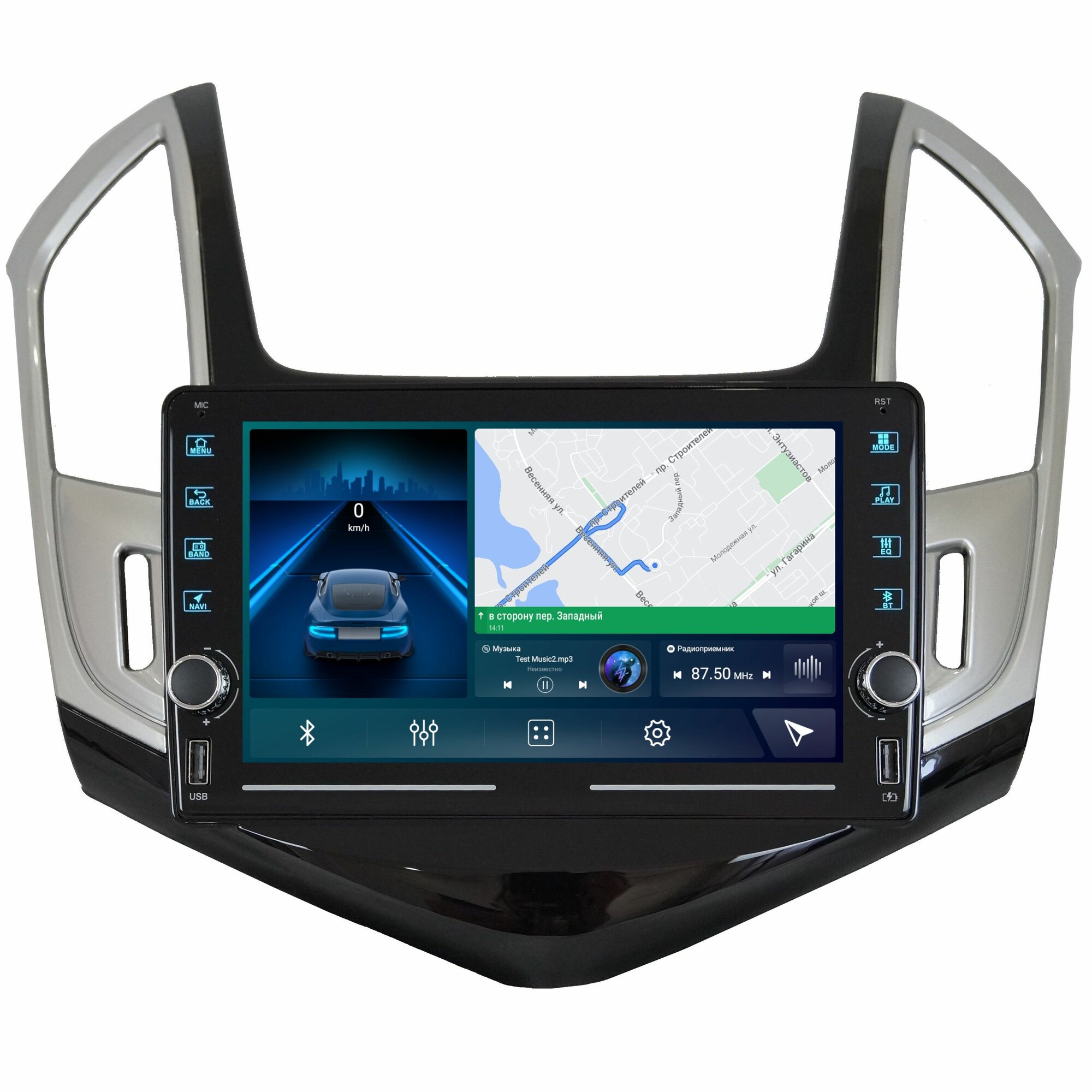 Магнитола R320 Chevrolet Cruze 2012-2015 с Android 13, 4/64Gb память, 8 ядерный процессор, Carplay, DSP, 4G модем (Sim)