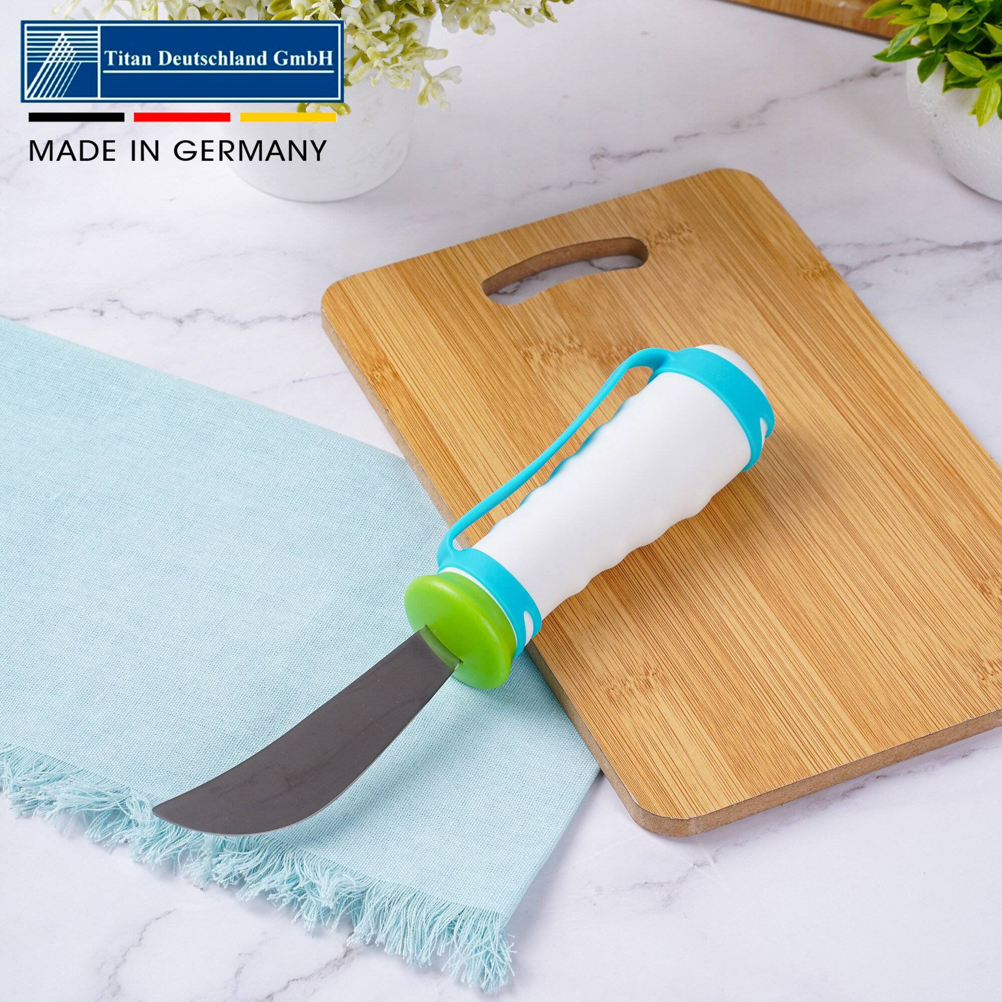 Нож для инвалидов (с ремешком) германия