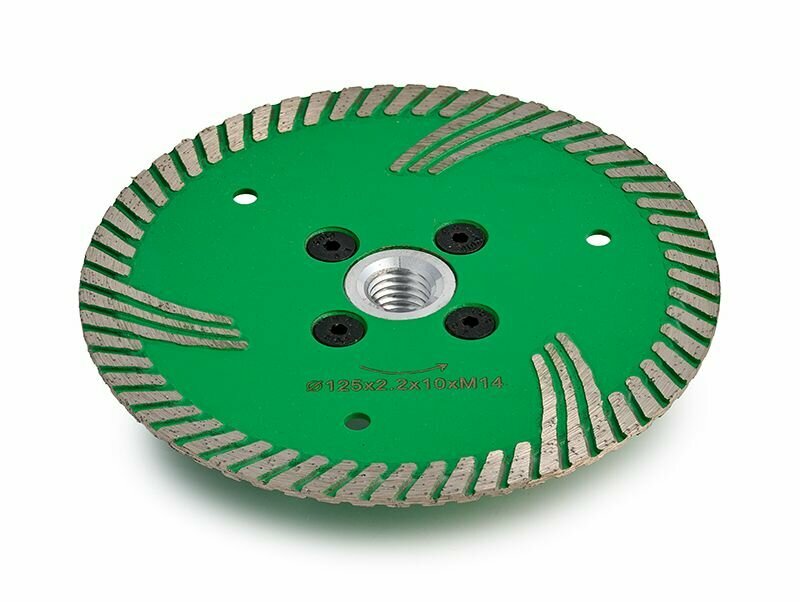 Диск алмазный по граниту d125 с фланцем М14