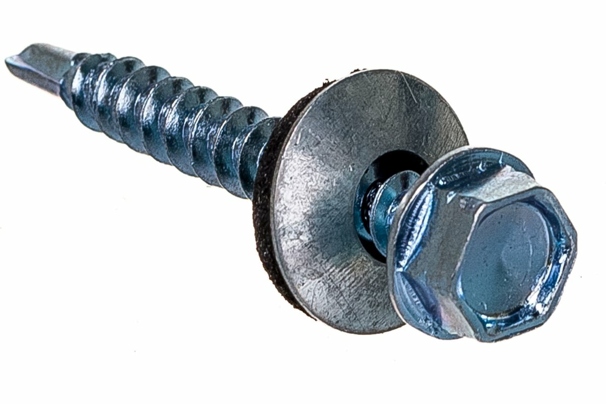 Качественный крепеж Кровельный саморез 4,8\38 цинк50 50 шт 0200171 КЧ