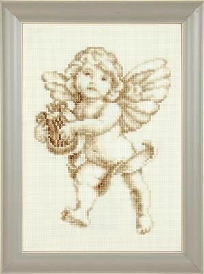 PN-0021849 Набор для вышивания крестом Vervaco "Ангел с арфой"