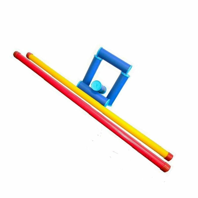 Спортивная игра Городки, пластик, L - 60см d-34 комплект - 2 биты, 5 городков