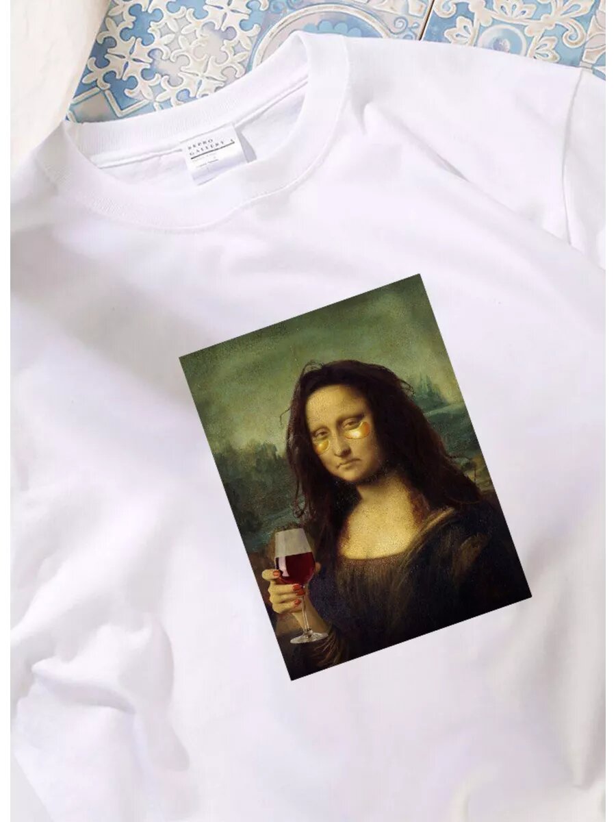 Термонаклейка Мона Лиза Патчи от бренда Креативная Академия L&M