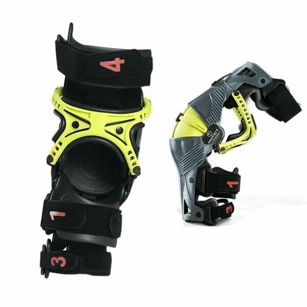 Наколенники брейсы Protect X8 (T10) серые, размер XXL, арт: 335244-6