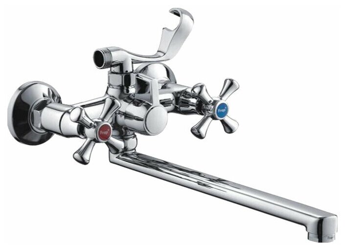 Смеситель для ванны FRAP F22732-B H732, с душем, хромированный