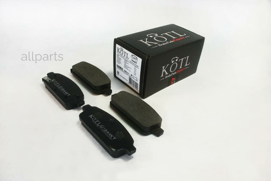 KOTL 1844KT Колодки тормозные дисковые задние к-т CHEVROLET CRUZE 09-/ORLANDO 11-/OPEL ASTRA