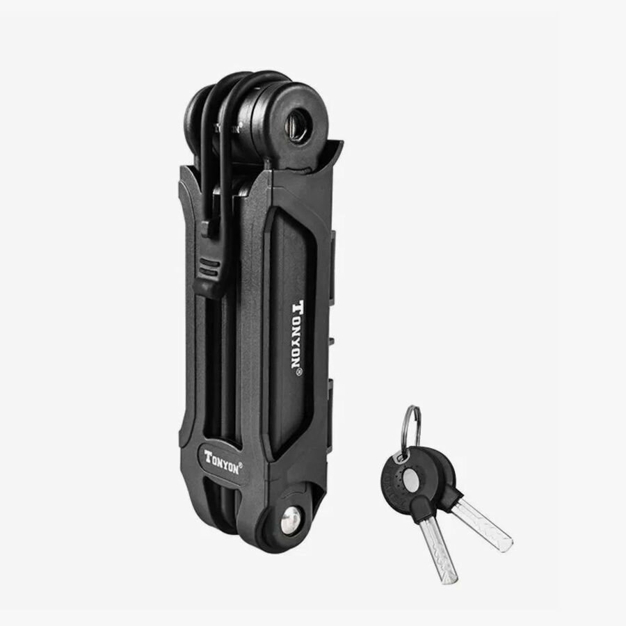 Замок складной противоугонный для велосипеда