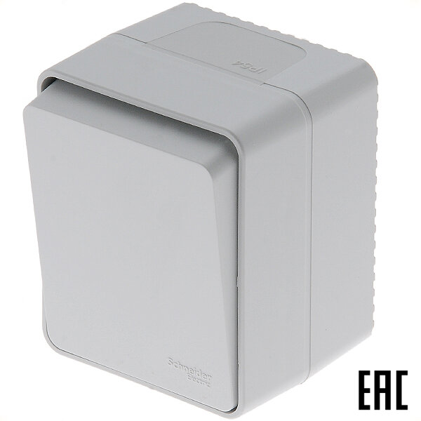 Переключатель AtlasDesign Profi54 ATN543061 . IP54 серый Systeme Electric