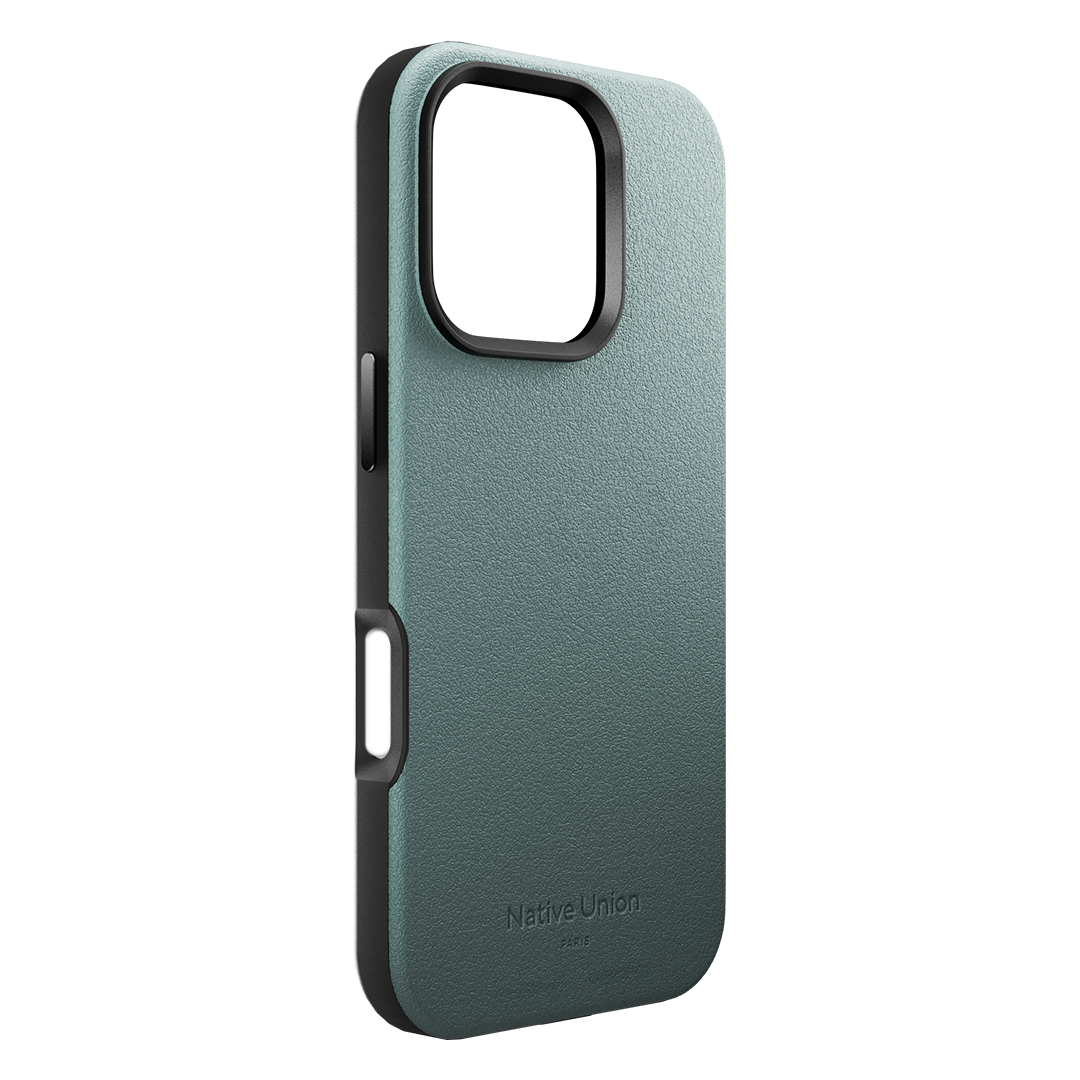 Чехол на iPhone 16 Pro Native Union ACTIVE CASE, цвет: зеленый сланец