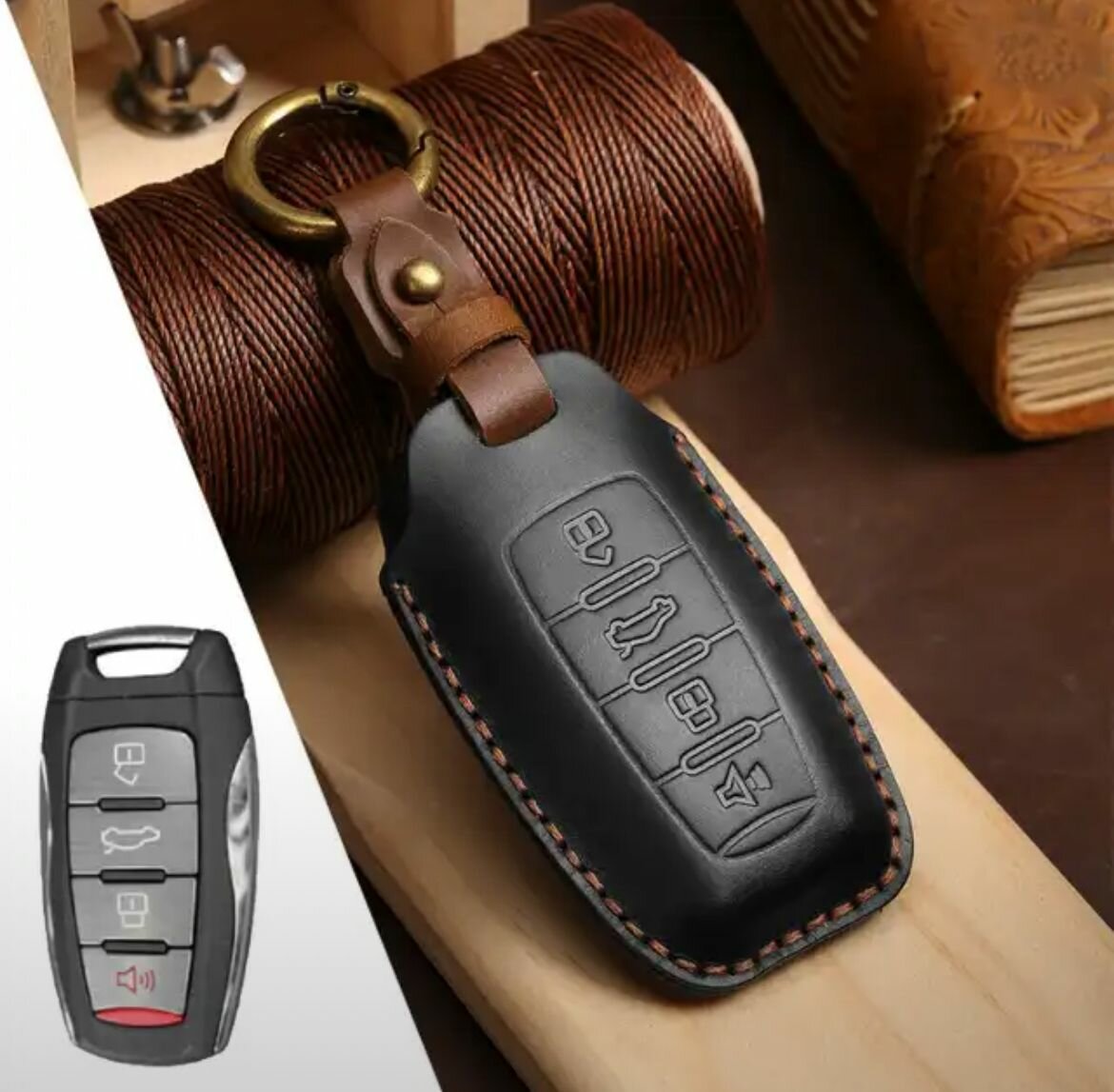 Чехол на ключ Haval Dargo, Jolion, F7, F7x Black