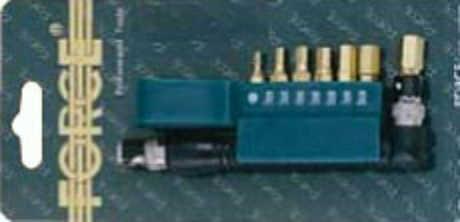 FORCE 2081B Отвертка с битами HEX 2-8 мм 1/4"DR 8 пр FORCE 2081B