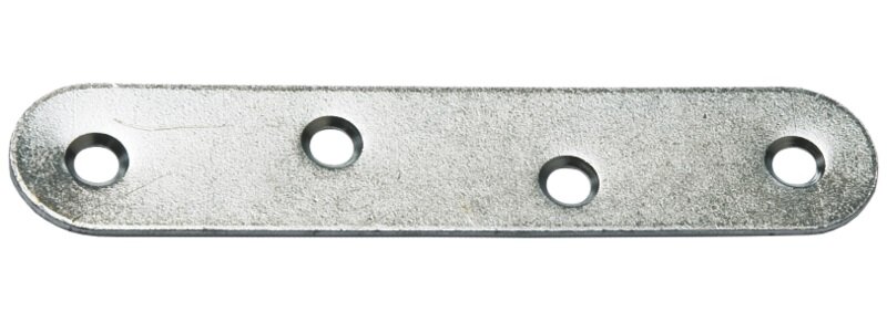 Пластина крепежная 100 мм, цинк, 10 шт - надежное и качественное решение для крепления различных элементов.