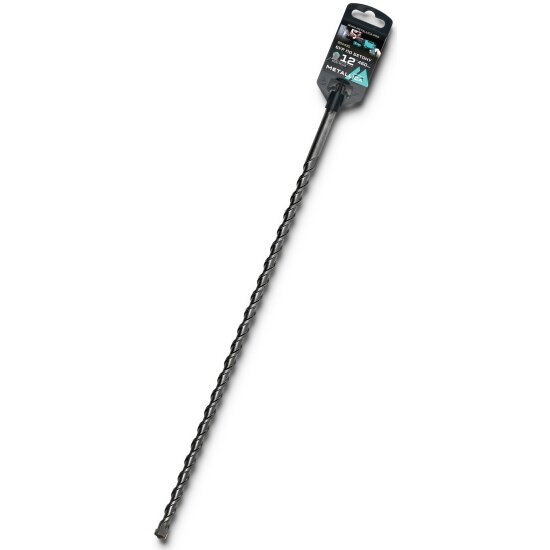 Metallica Бур по бетону SDS-plus Optima 12 х460/400 мм, напайка с центром, 2 спирали