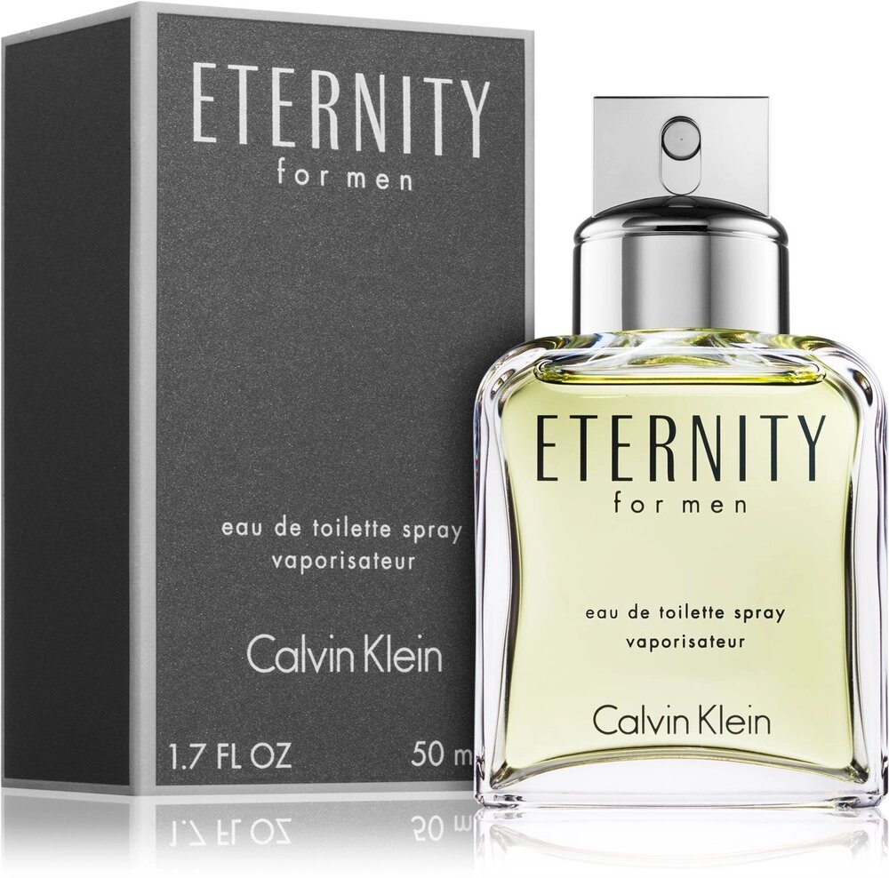 Туалетная вода Calvin Klein Eternity For Men, мужская, древесная, 50мл
