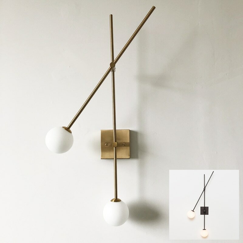 Бра De Fran B-1134 G9*2 9Вт 220B G золотой/матовое стекло, IP20