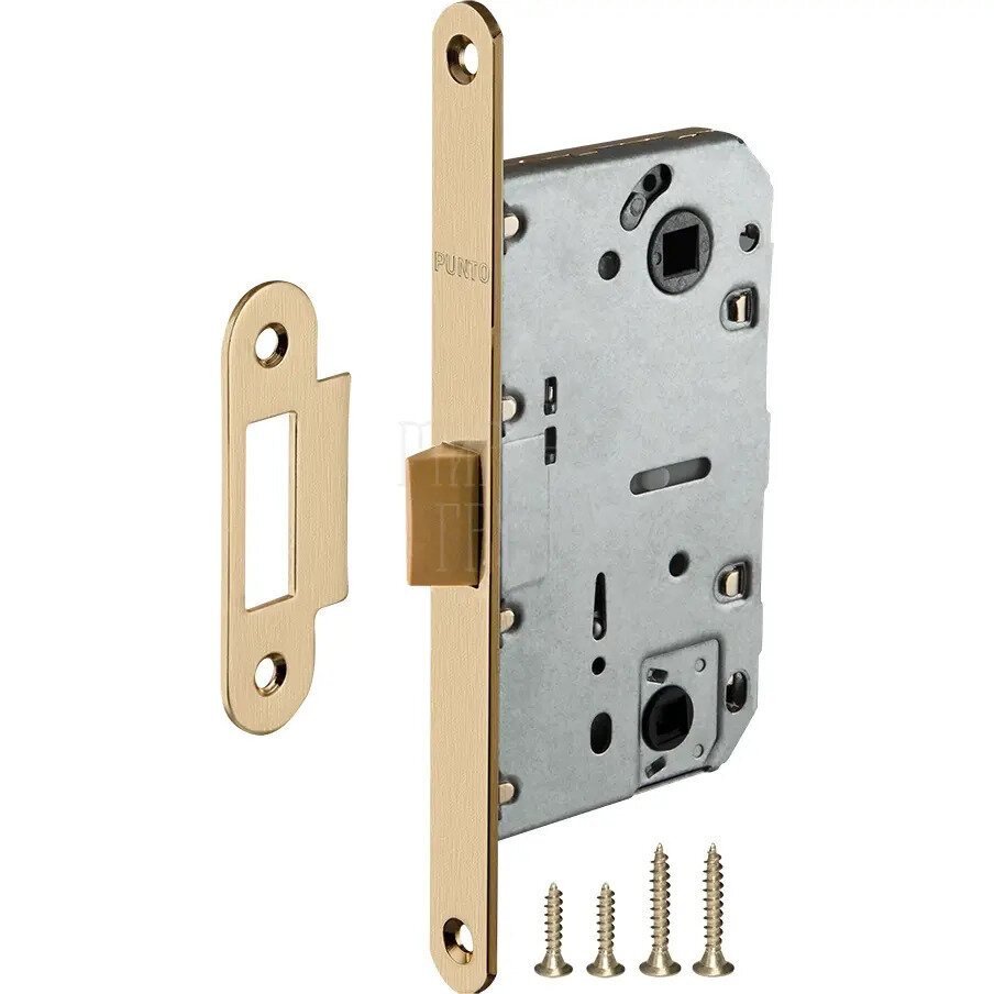 Защелка Punto (Пунто) врезная PL96WC-50 сатинированное золото