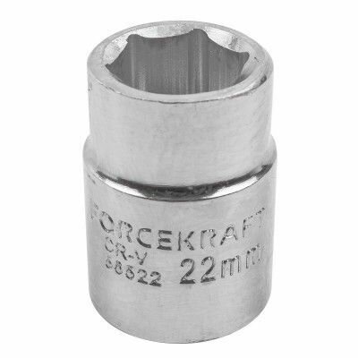 Головка 22мм 3/4" 6-гранная FORCEKRAFT