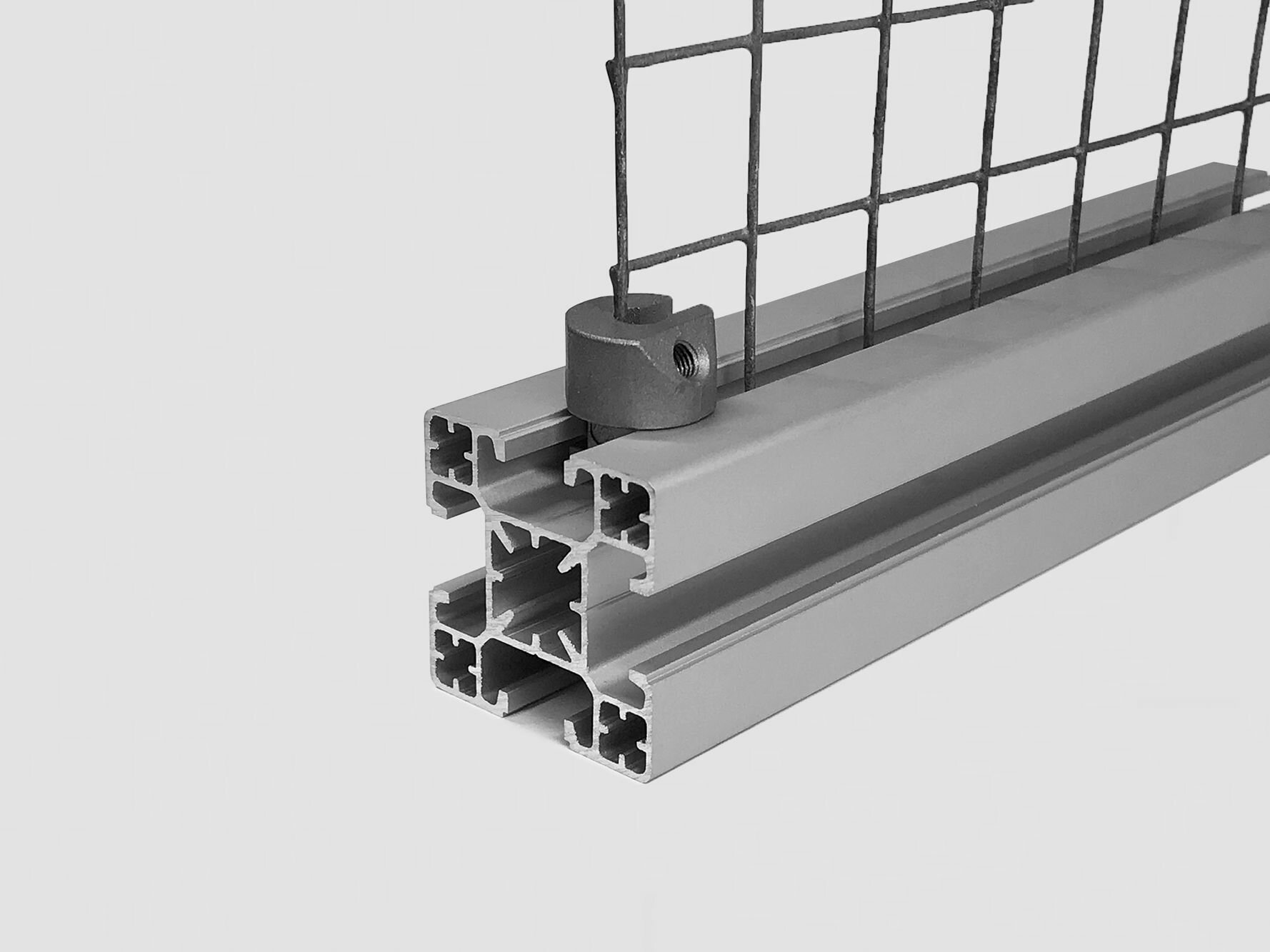 Клипса для сетки круглая, 45, паз 10, S59 / 2 шт / соберизавод