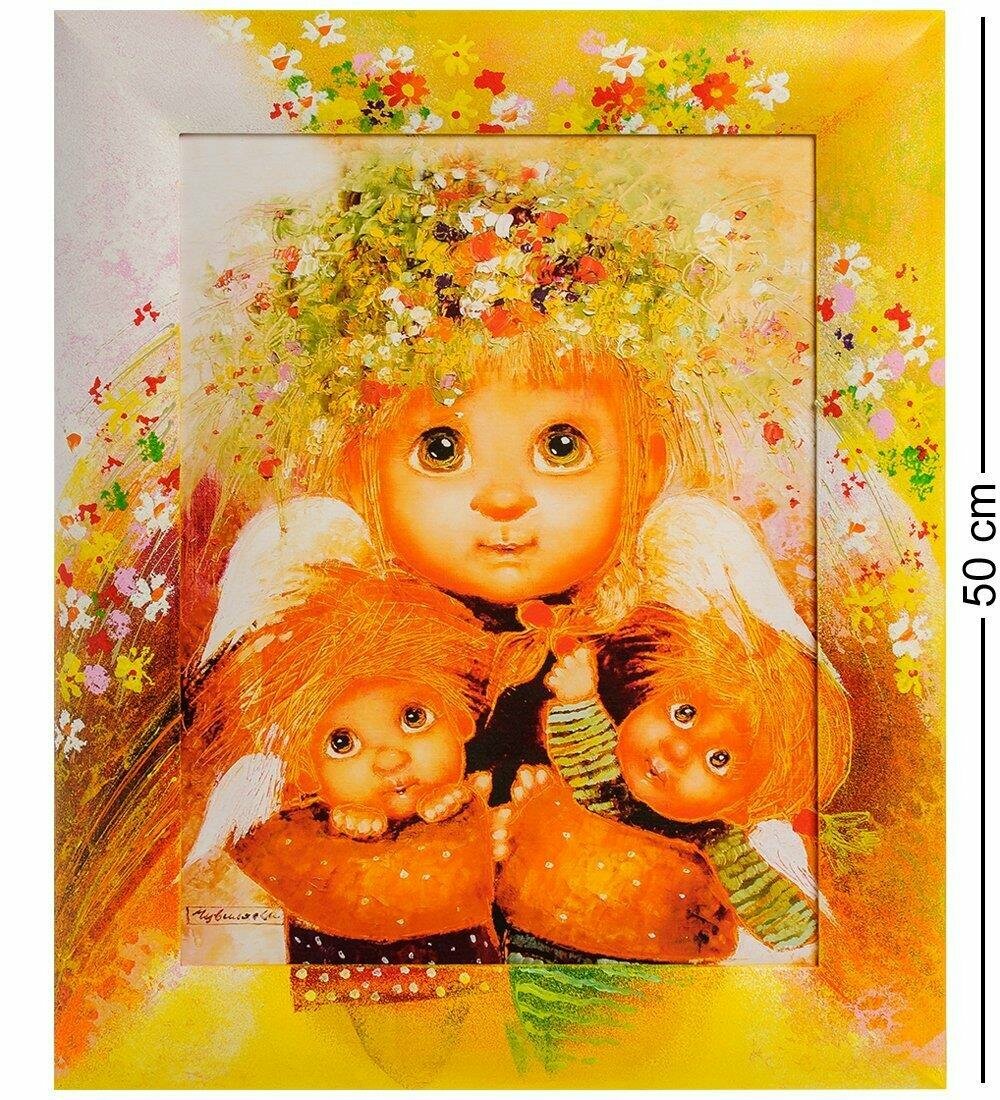 Жикле в раме Материнская любовь 30х40 A2111262 Artangels, Холст, дерево, акриловые краски