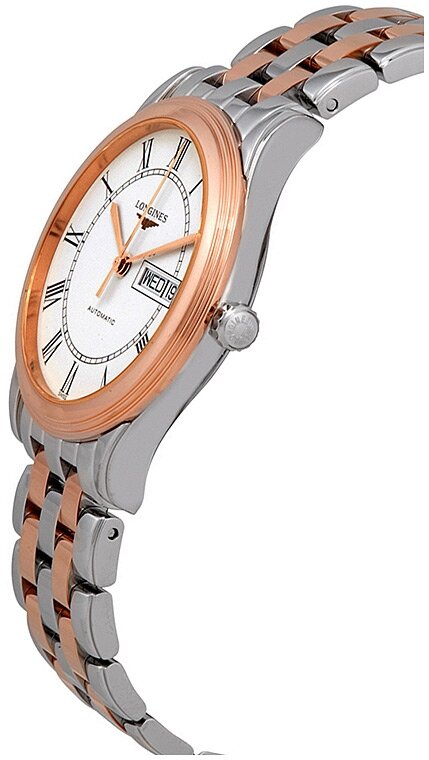Наручные часы LONGINES, серебристый/золотистый — фото 1