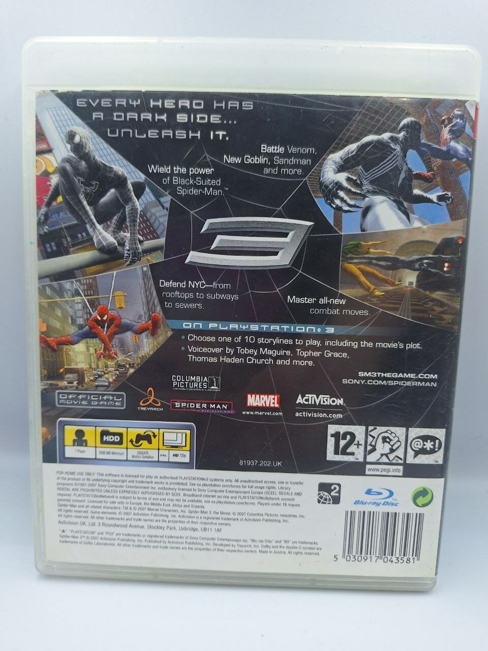 Spider-Man 3 PS3 (англ.) — фото 1