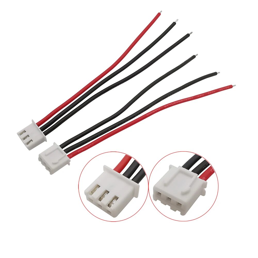 10шт JST XH 20см, 2S 3Pin, кабель для балансировки