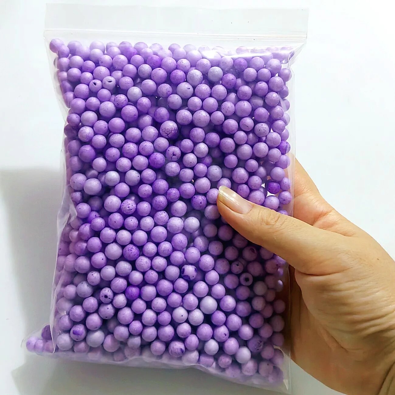 6-8 мм снежные слизи шарики аксессуары пенопластовые добавки Слим бусины для наполнителя амулеты глина Diy ремесло пенополистирол украшение