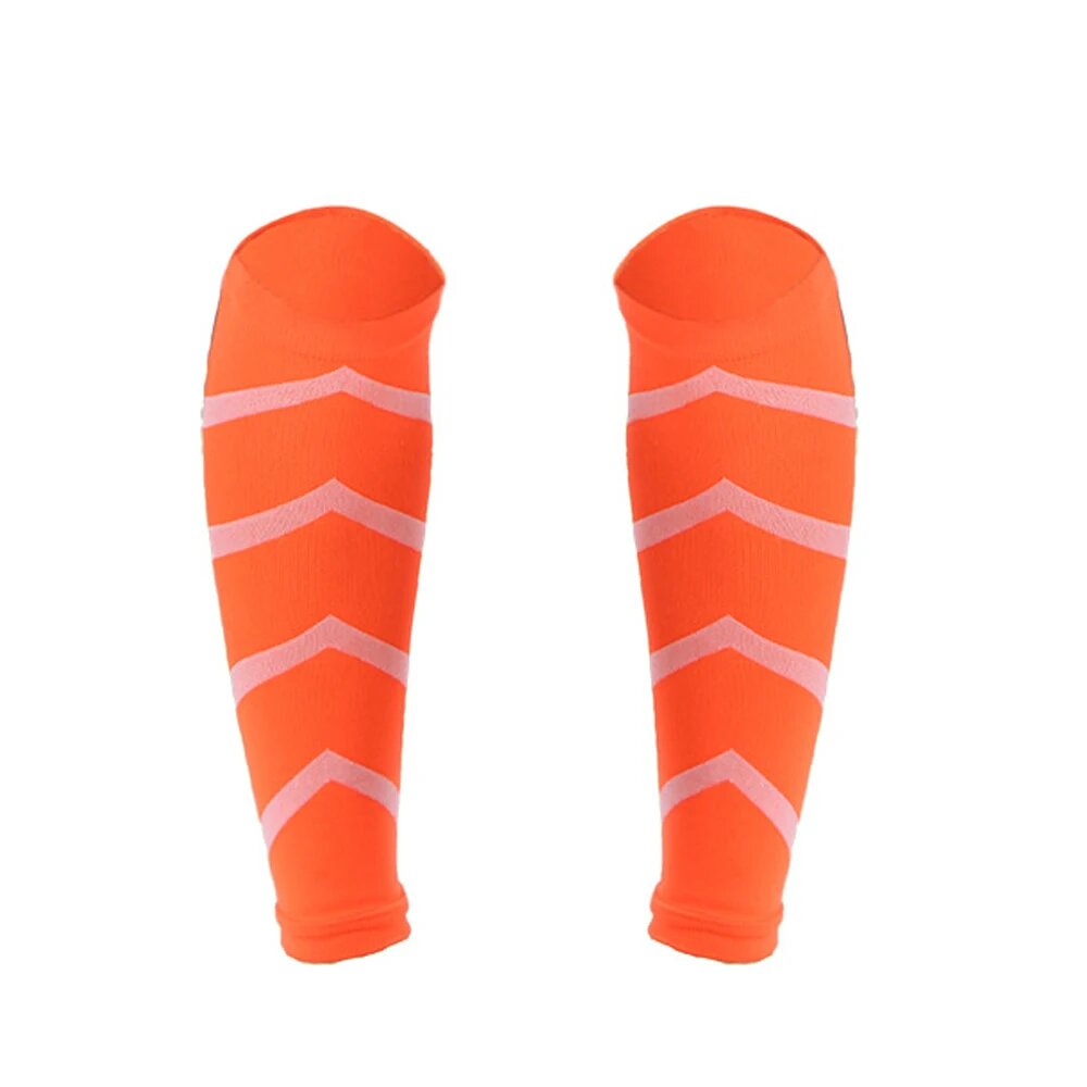 1 пара компрессионных рукавов до щиколотки, Компрессионные рукава для бега, 20-30 мм Оранжевый, M