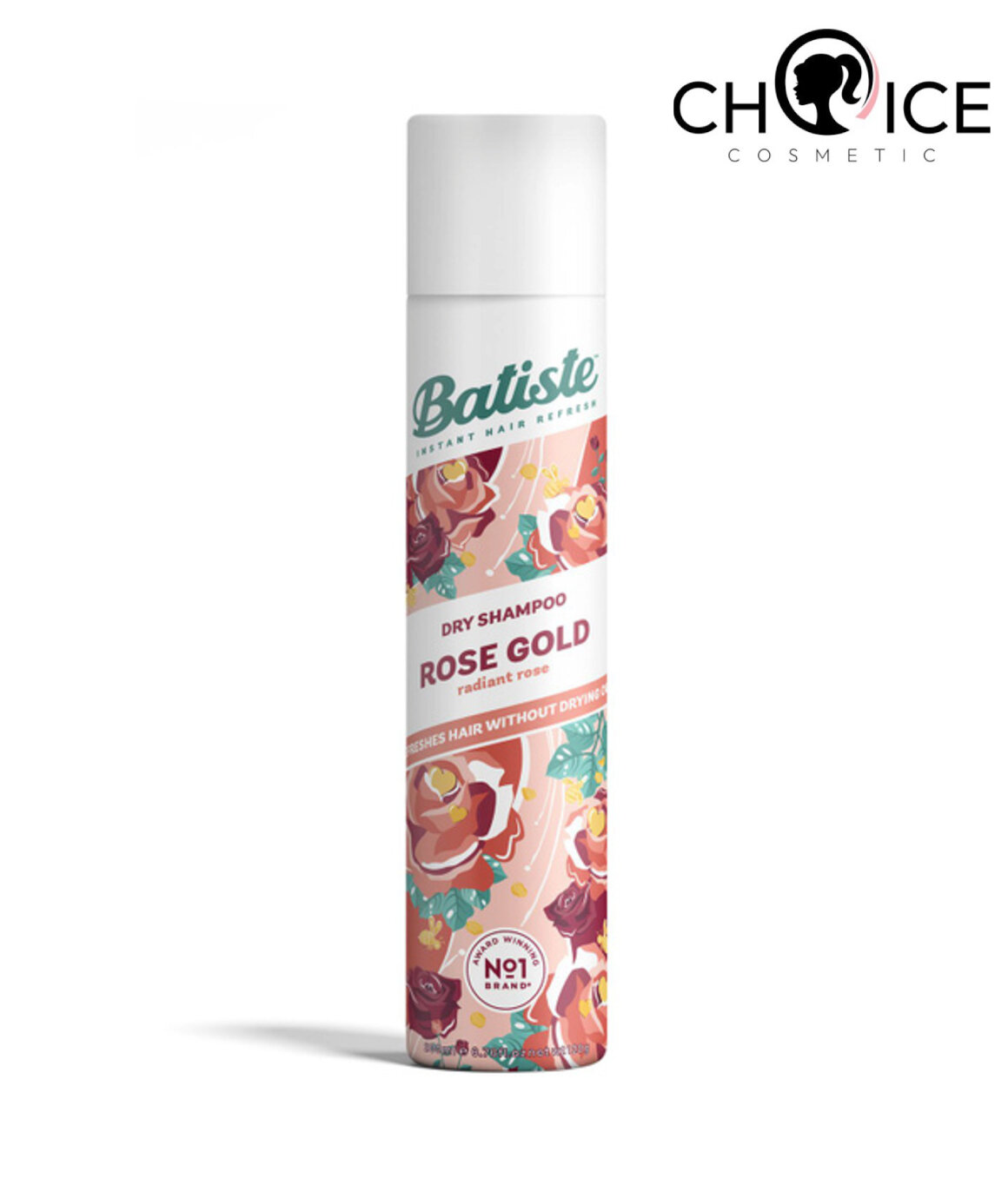 Batiste Dry Pretty & Delicate ROSE GOLD Сухой шампунь с ароматом розы, бергамота и ванили 200 мл
