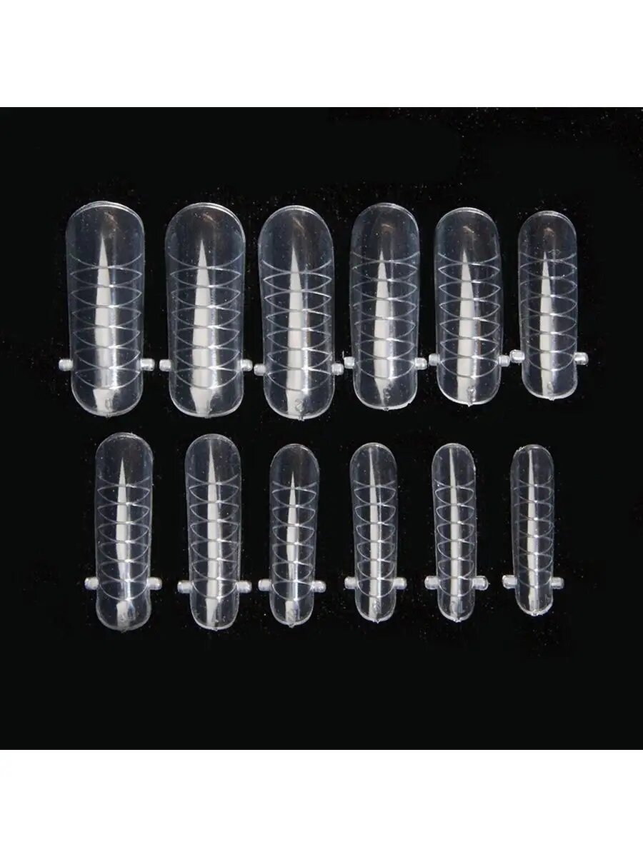 Planet Nails Верхние формы для наращивания ногтей 12 размеров