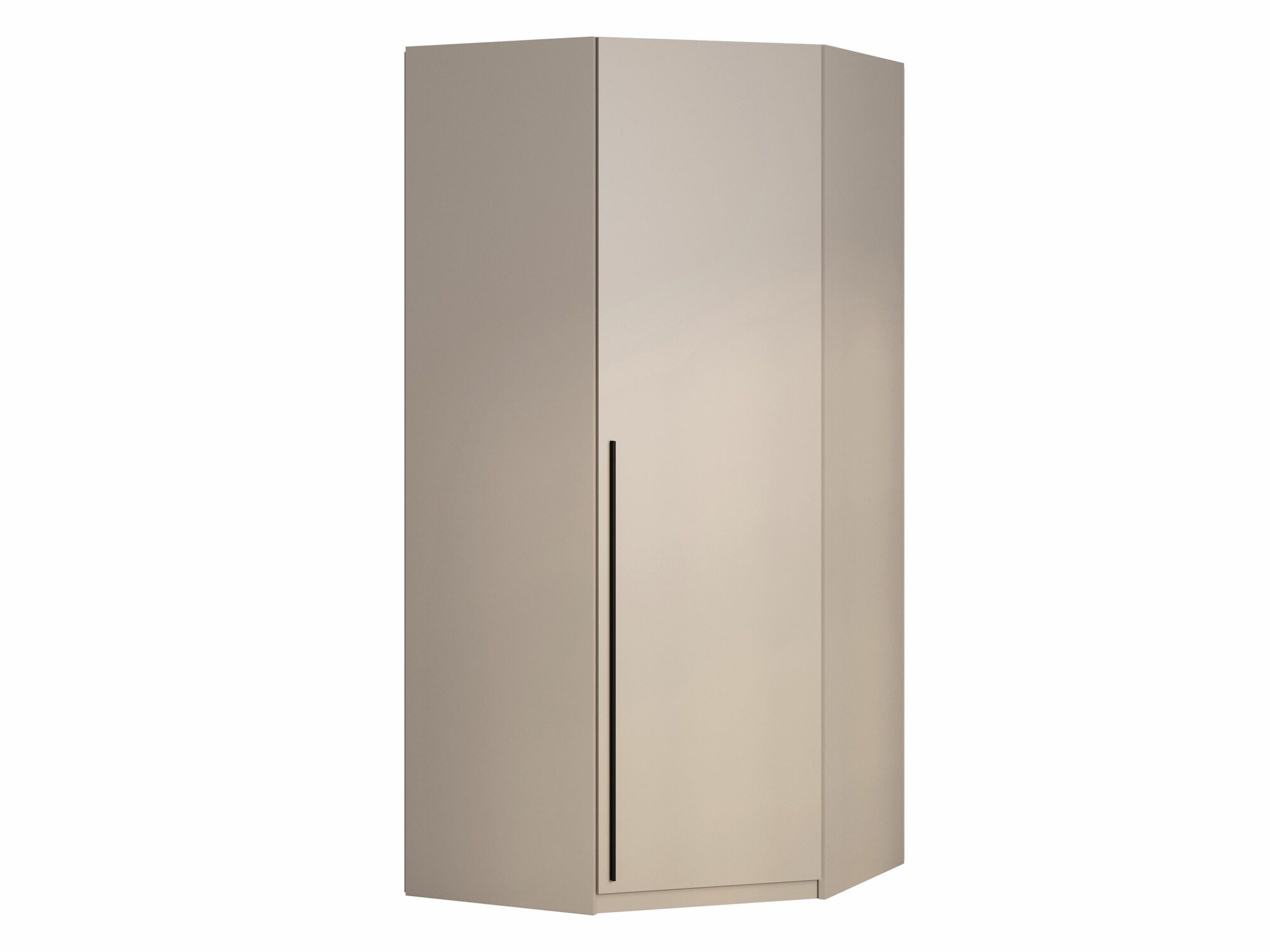 Шкаф угловой распашной МногоМеб Лаура 900, 90х50x190, грейдж