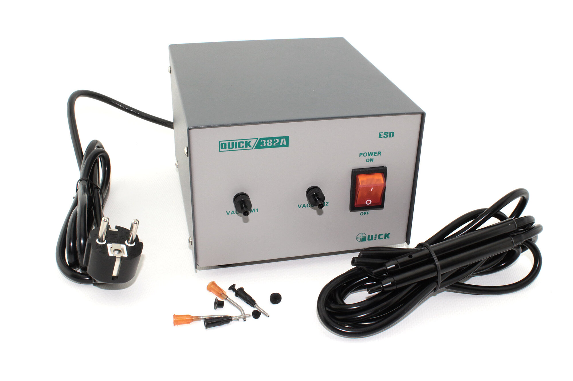 Вакуумный пинцет Quick 382A двухканальный