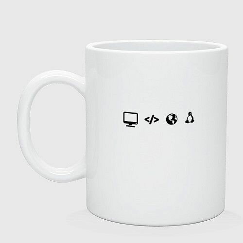 LINUX Керамическая кружка