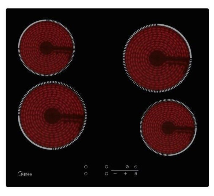 Варочная поверхность Midea MCH64140 черный -jua