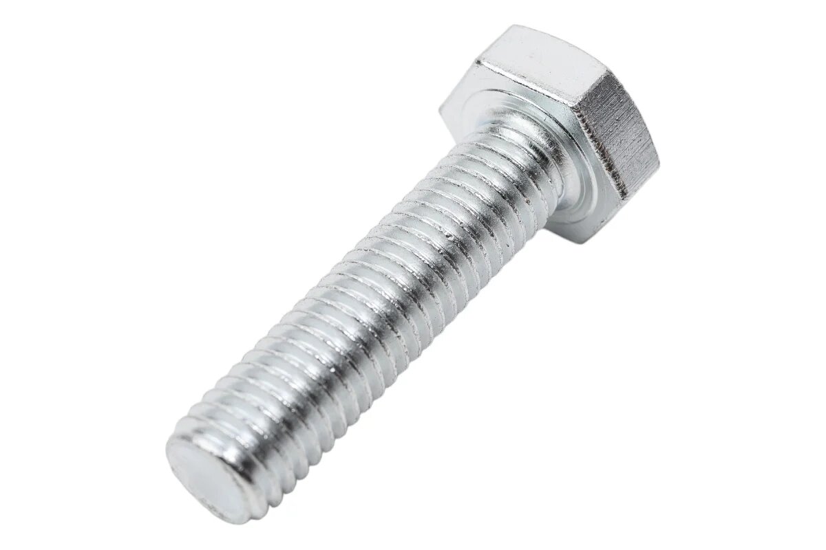 Болт Доброга М10x40 мм цинковый DIN 933, резьба метрическая, 5 шт. ТД-00013121