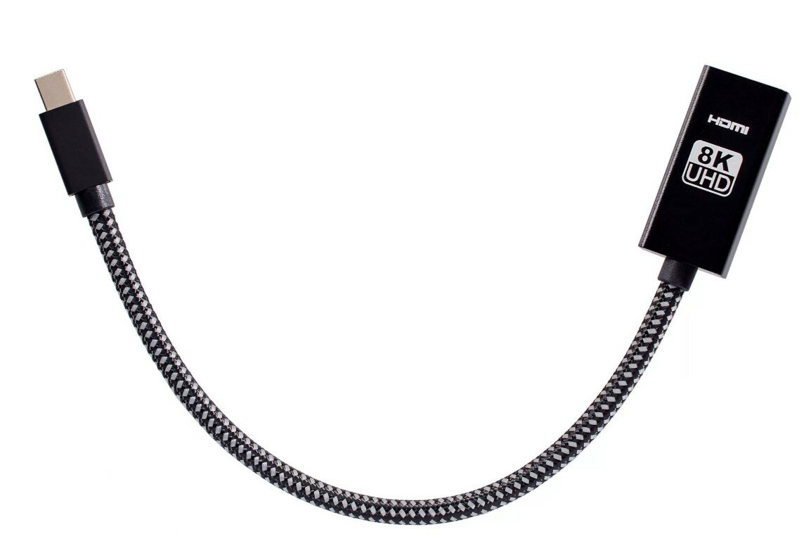 Кабель-адаптер miniDP-M --> HDMI-F 0.2m , 8K@60Hz, медь, Telecom _1