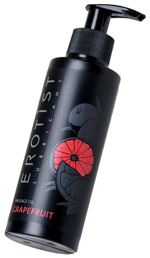 Массажное масло Erotist Grapefruit с ароматом грейпфрута - 150 мл.