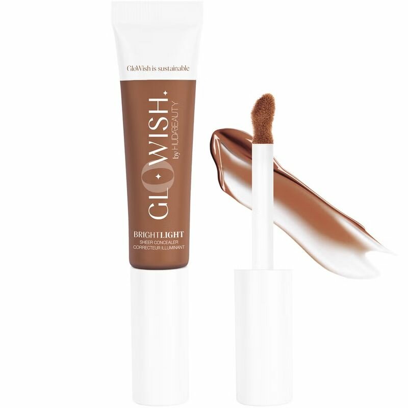 Huda Beauty Консилер для лица GloWish Bright Light Sheer Concealer, 10,5 мл, 12 Rich