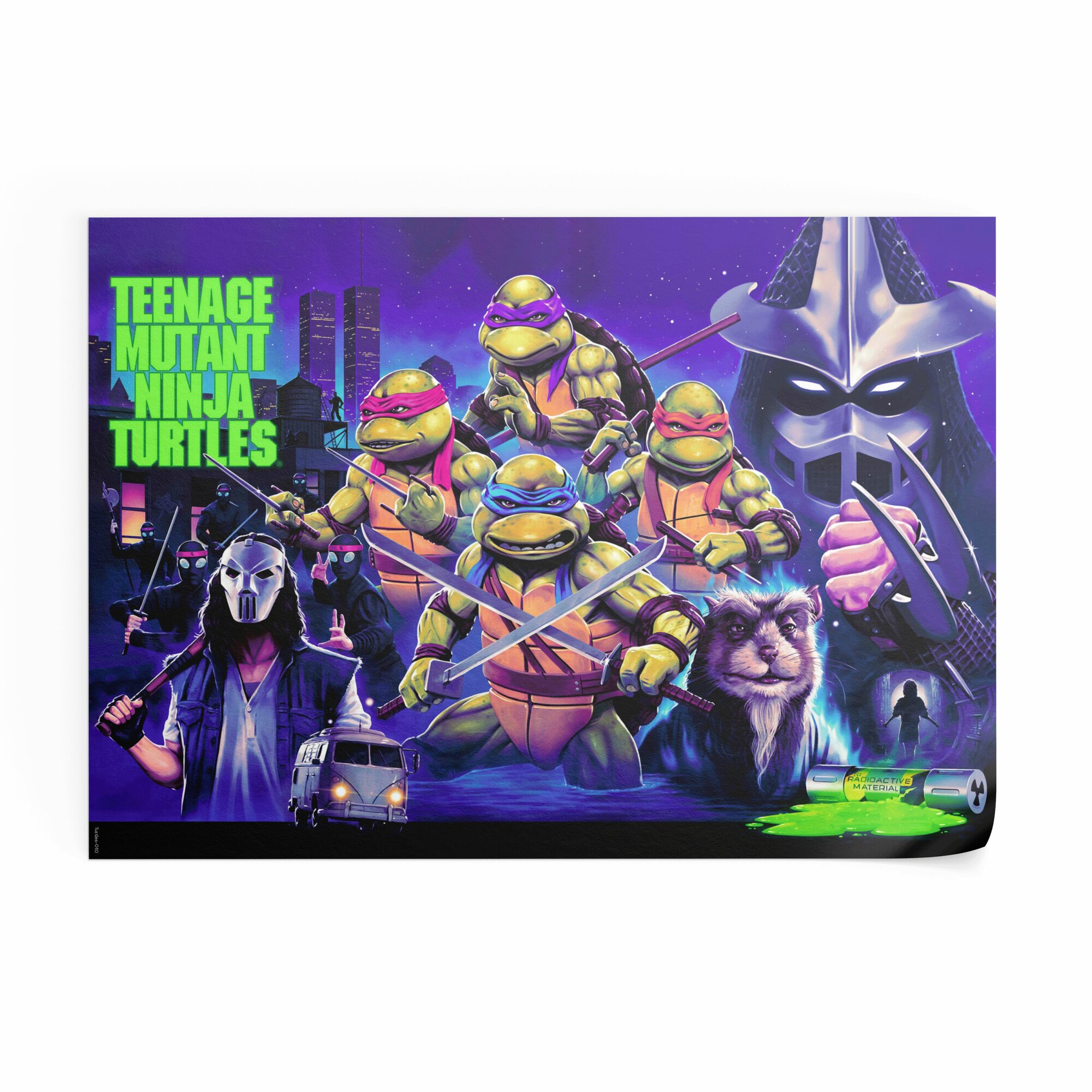 Постер Черепашки-ниндзя/ Teenage Mutant Ninja Turtles, по мотиву мультфильма, А3 (420х297 мм), Постер Плакат