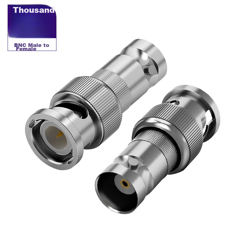 SHOCHAN BNC Male to BNC Female Adapter, RF Coaxial Connector, 1 Piece, SQ-BNC