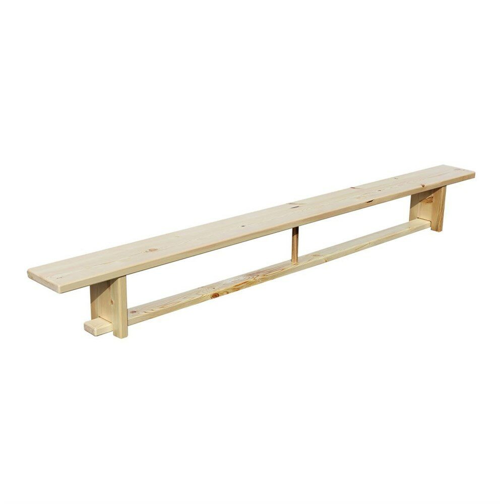 ZAVODSPORTA Скамья гимнастическая на деревянных ножках 2,8 м ZAVODSPORTA лакированное дерево