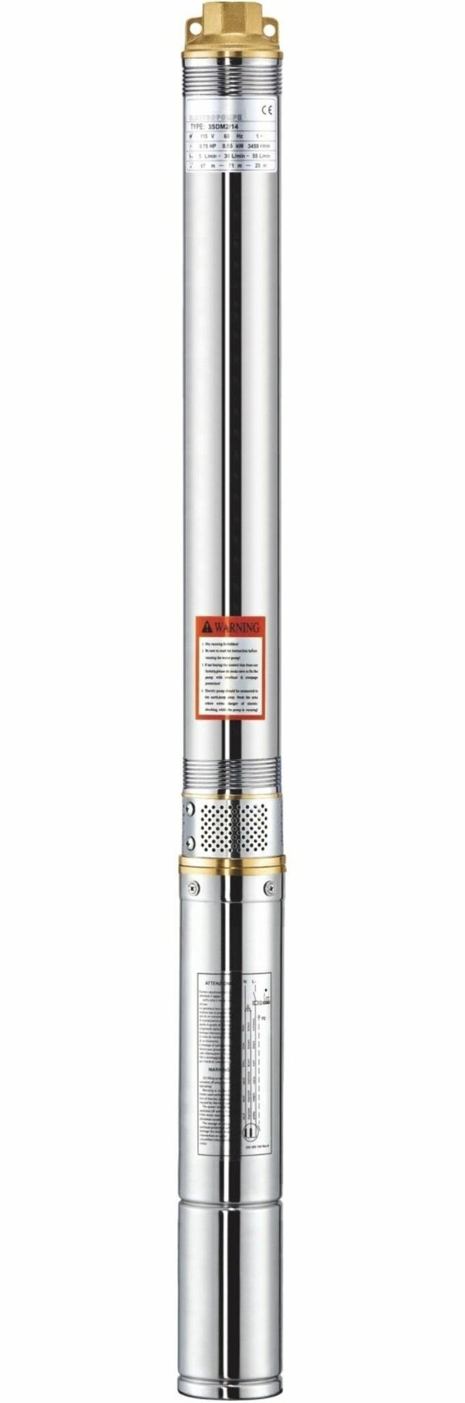 Насос скважинный погружной для воды Termica 3SQ 3/65 (84855033)