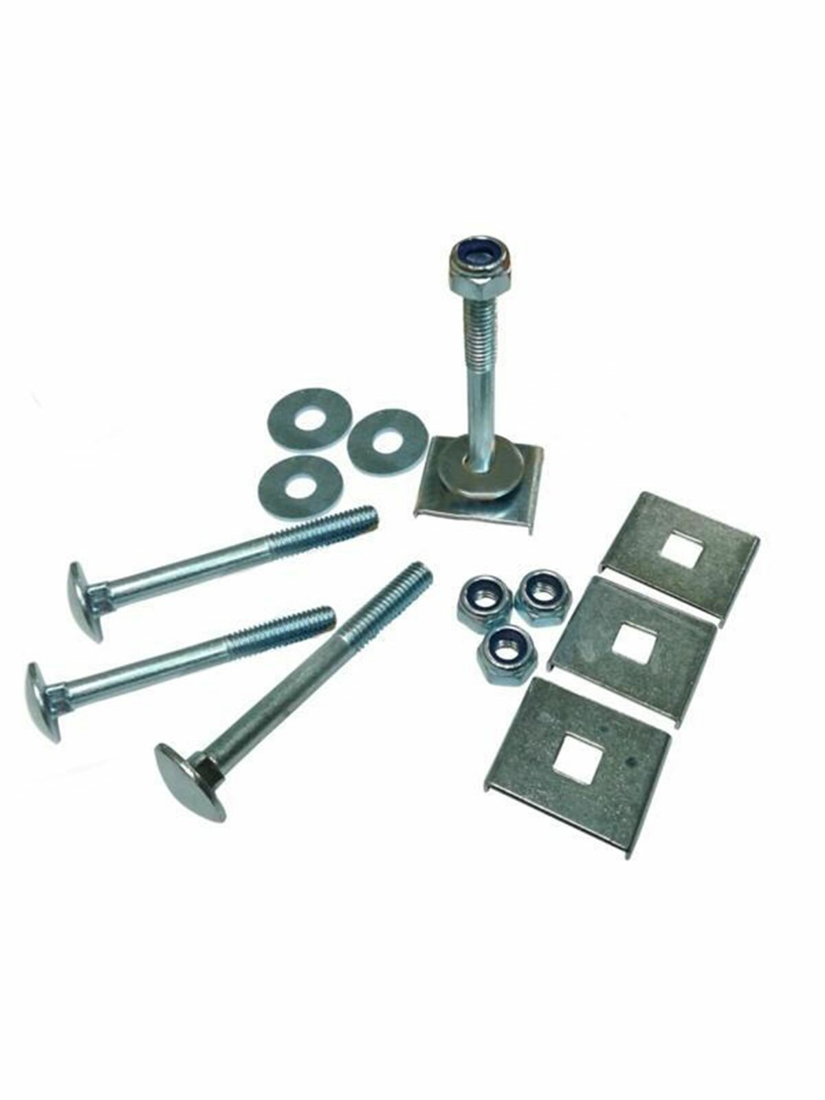 Комплект переходников Атлант 8567 для установки багажников и креплений в монтажный паз (Т-слот) аэродинамических дуг