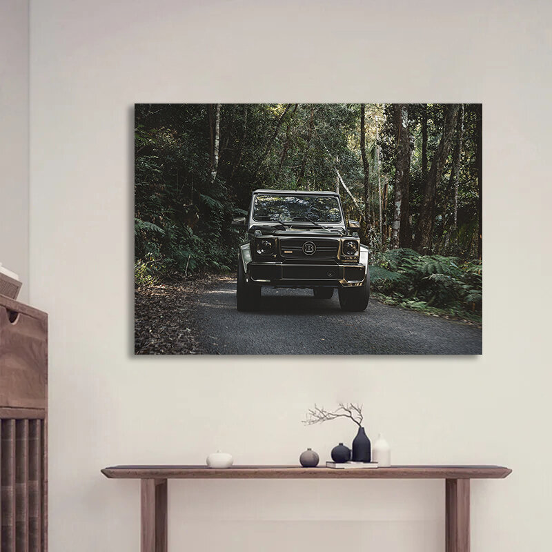 Картина авто / мерседес, картины на стену для интерьера / мужчине, 20х30 см.