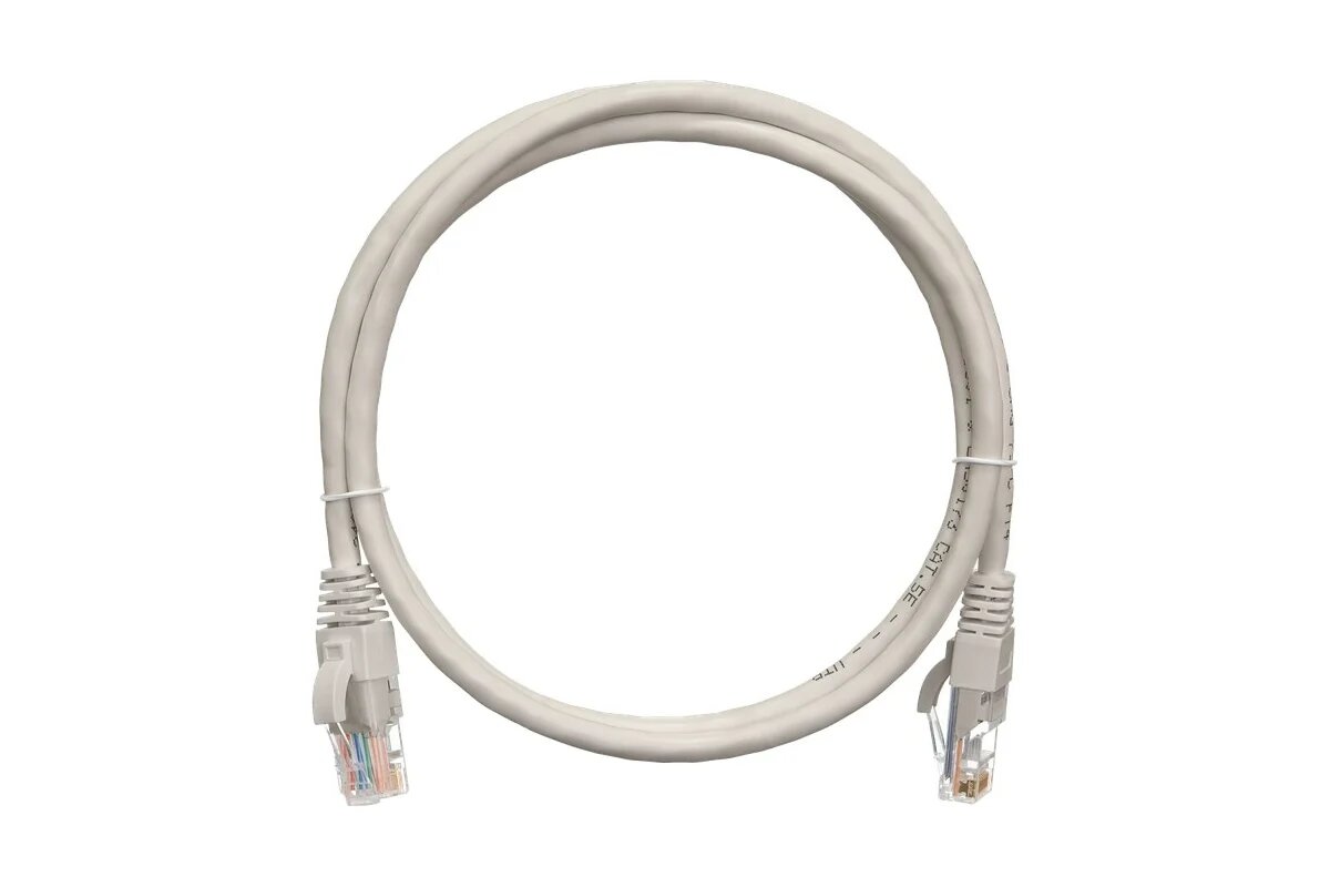 NIKOMAX NMC-PC4UD55B-015-GY коммутационный шнур U/UTP 4 пары серый 1,5 м для сетей