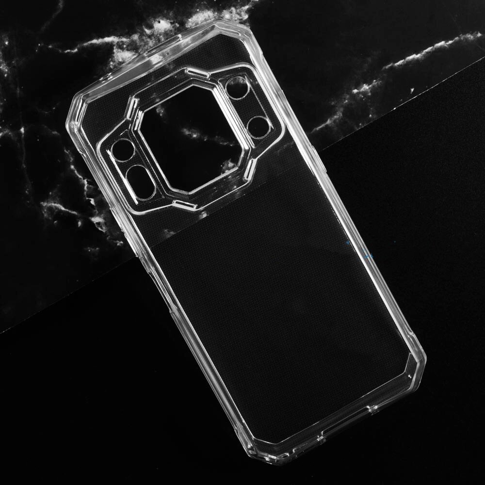 Чехол задняя-панель-накладка-бампер MyPads Tocco для Oukitel WP30 Pro с усиленной защитой углов противоударный прозрачный MyPads