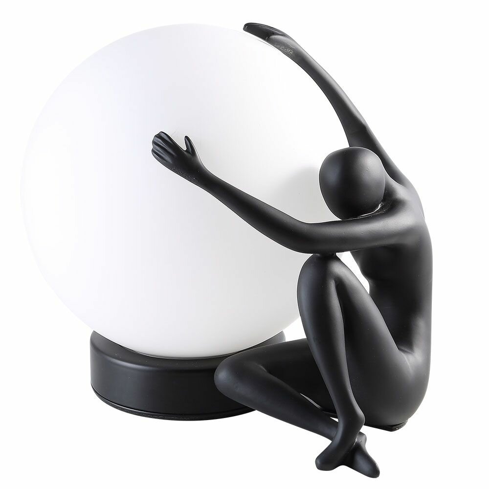 Декоративная настольная лампа Divinare Eleganza W280xL320xH280 мм LED цвет черный, арт. 1042/06 TL-10