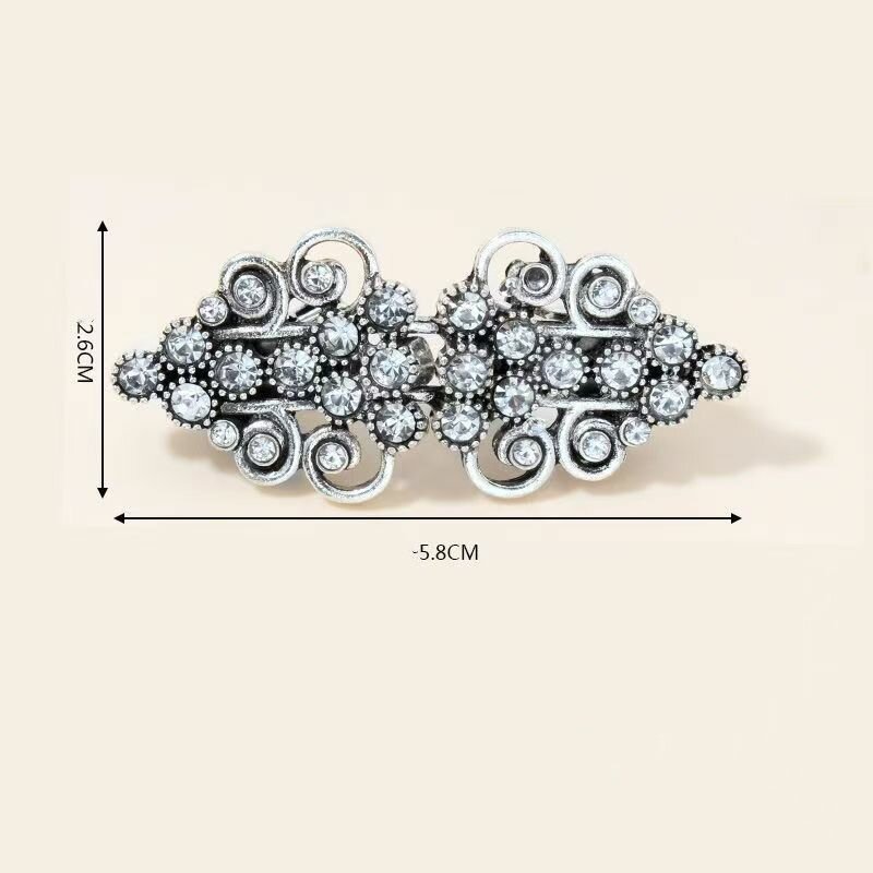 Зажим для кардигана Королевский/ Застежка для одежды/ Застежка для одежды без пуговиц